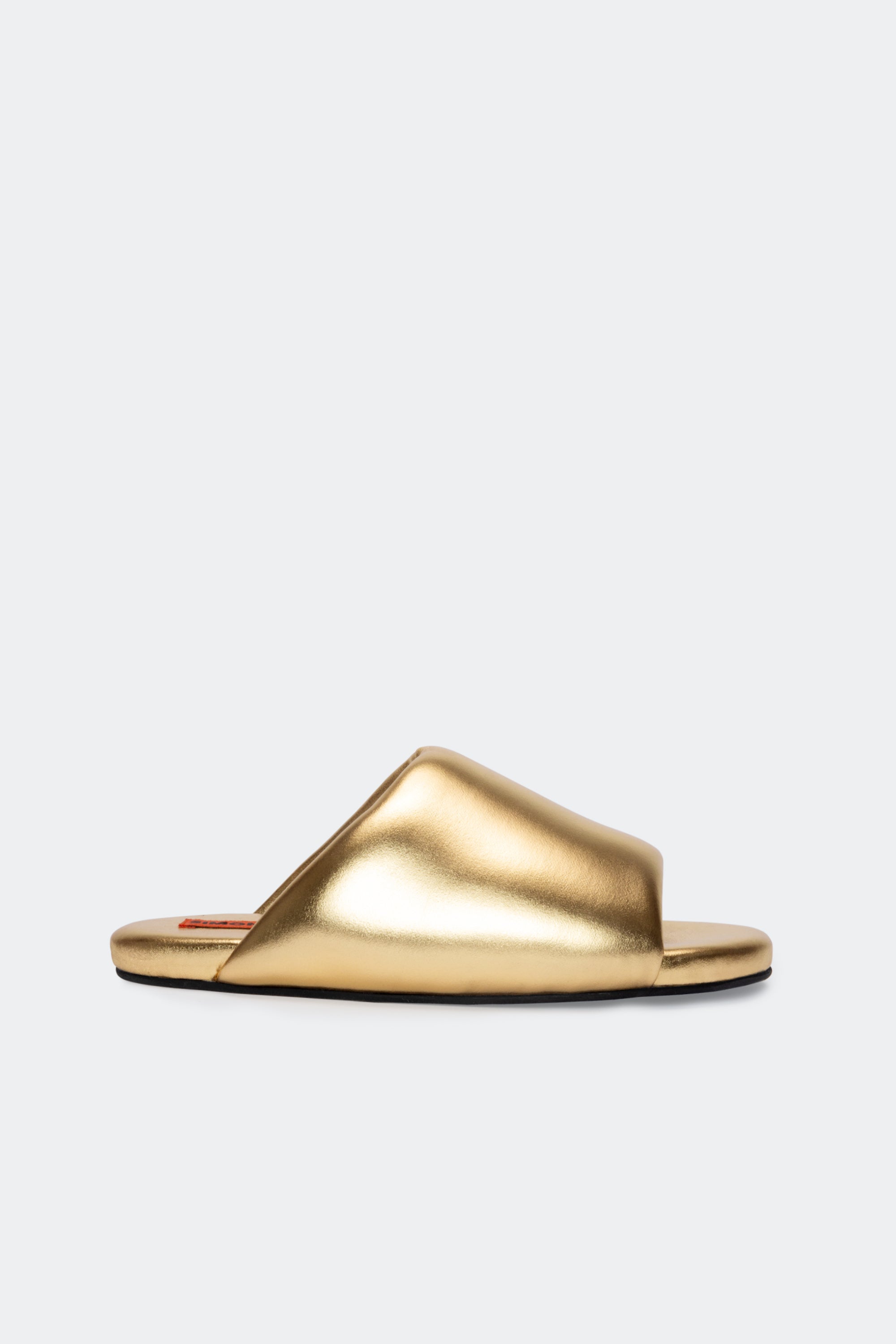 Gold slides sandals store