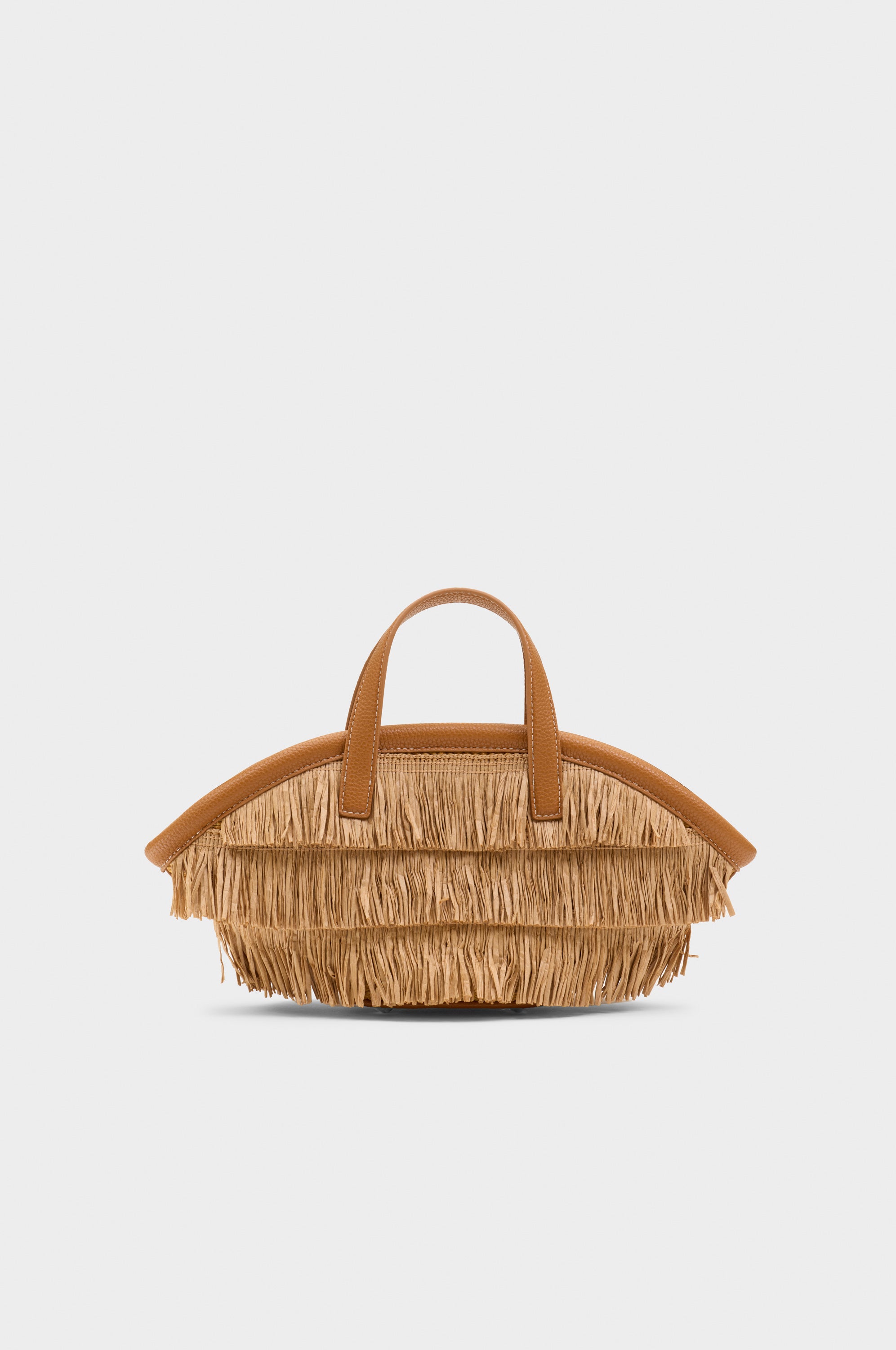 Mini Fringe Mercado Tote In Natural | SIMONMILLER – Simon Miller