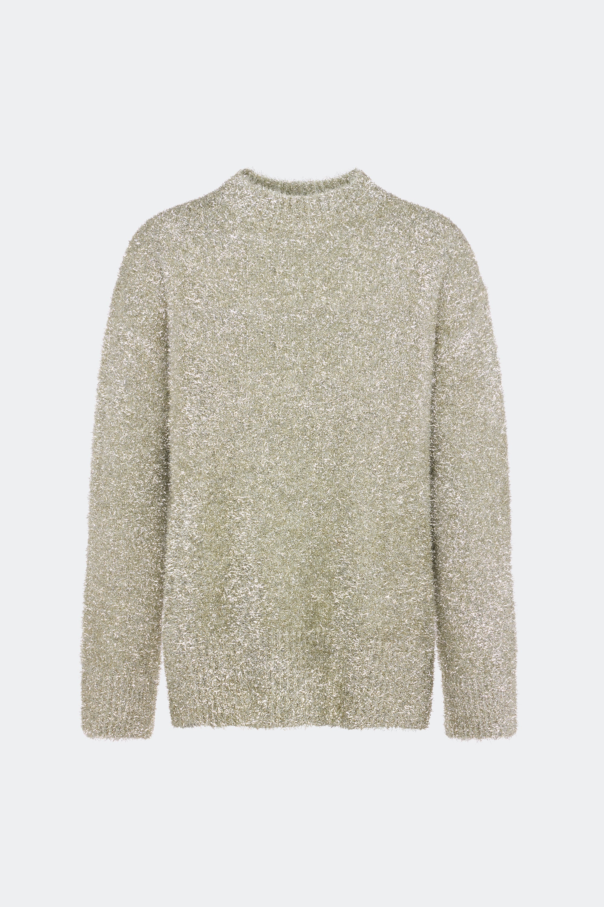 Cher Tinsel Sweater In Satellite Silver – Simon Miller