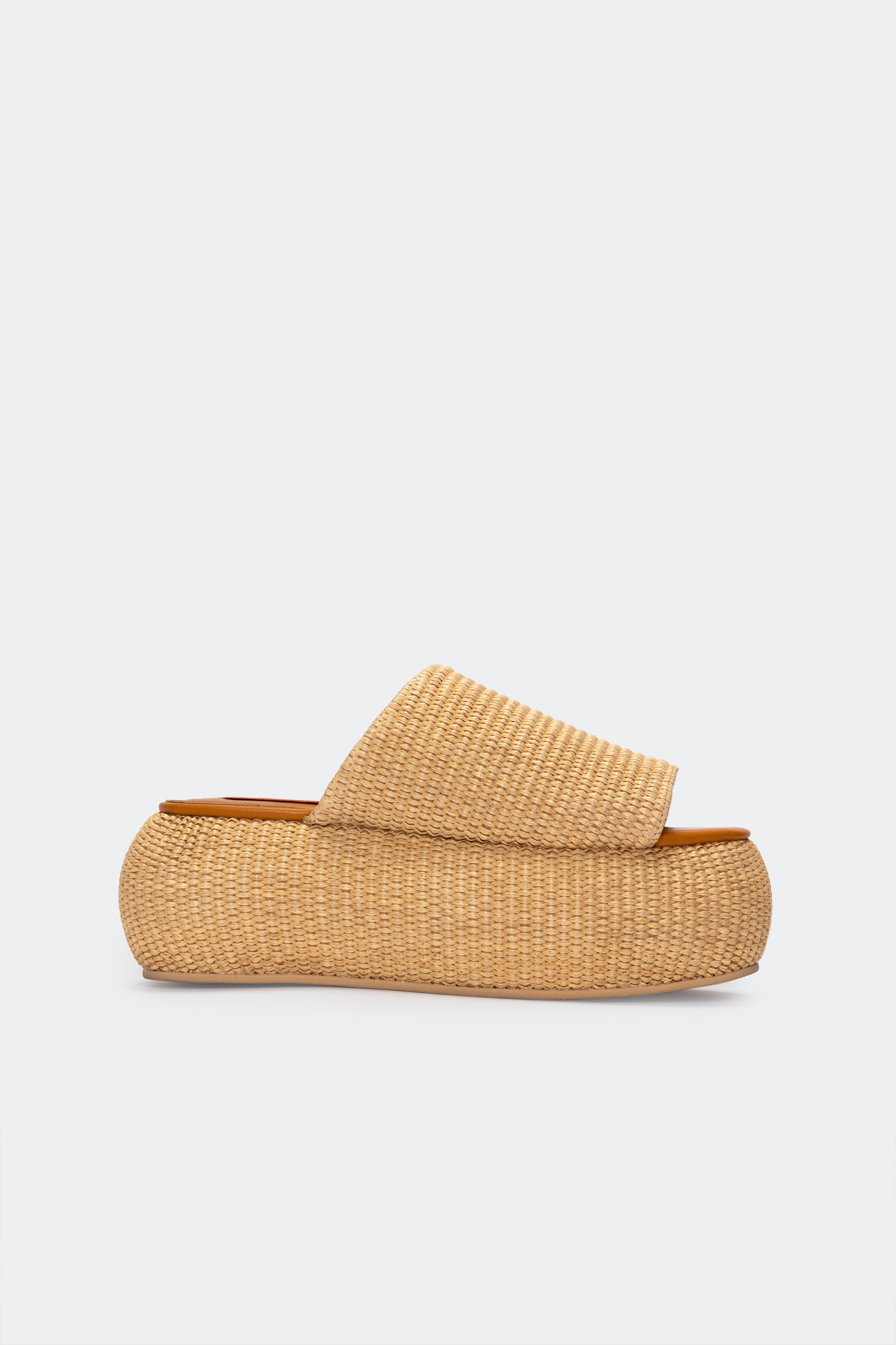Raffia Cloudy Platform in Natural – Simon Miller